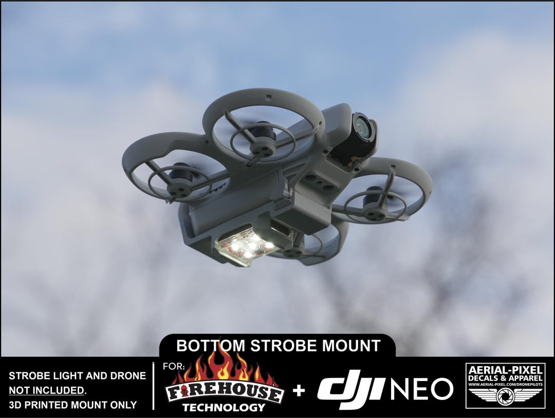 DJI Neo Bottom Strobe Light Mount for Firehouse Technology ARC V, ARC V Pro, Micro and Micro Pro ...