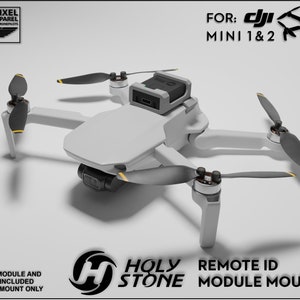 DJI Mavic Mini and Mini 2 Series Holy Stone Remote ID Mount (module Not Included) - Etsy