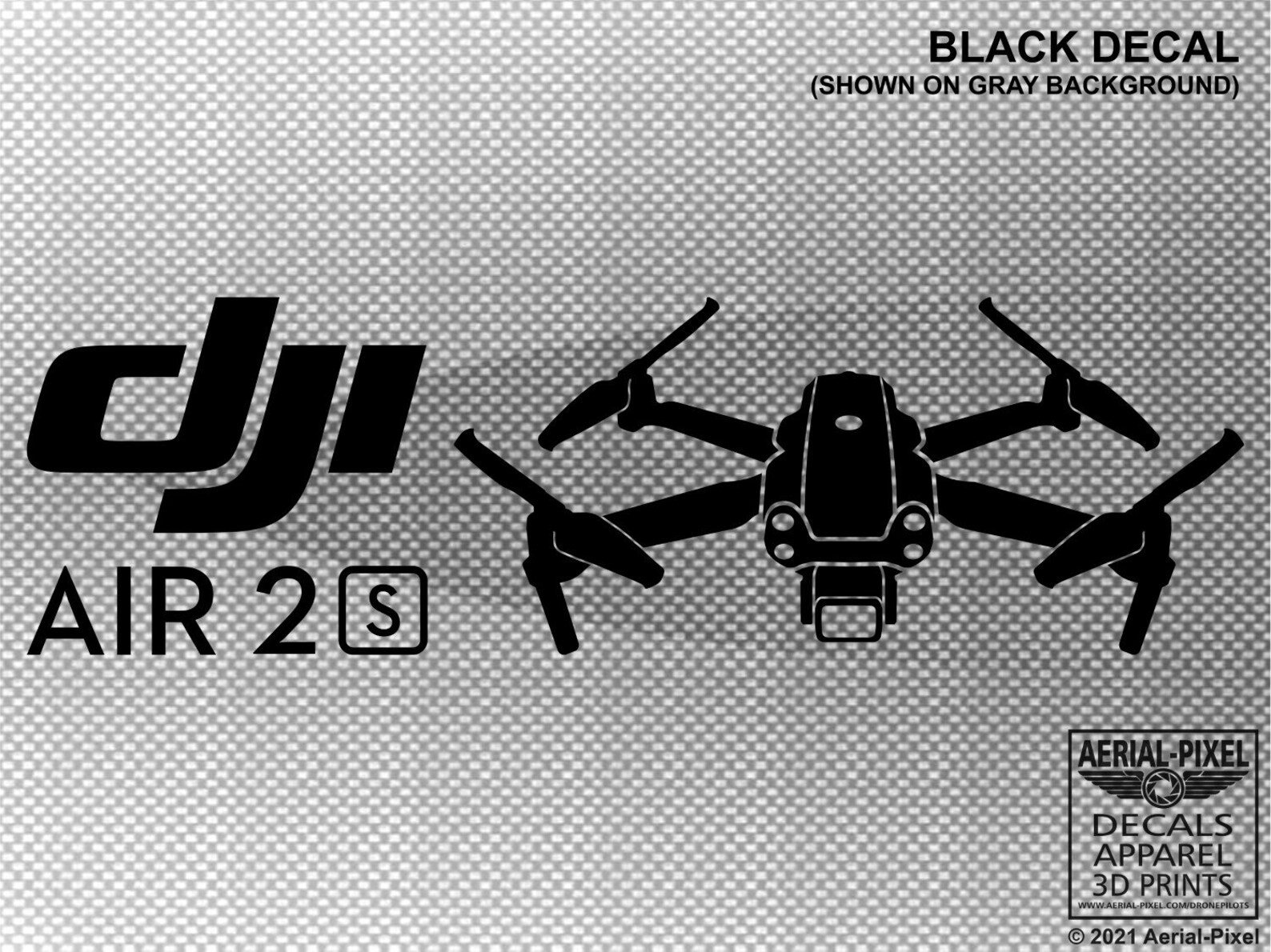 DJI Mavic Air 2S Case & Vehicle Decal Drone Sticker - Etsy Canada