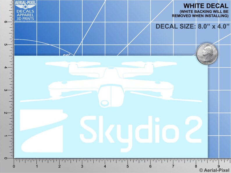 Skydio 2 Case & Vehicle Decal Sticker Quadcopter UAV Drone - Etsy