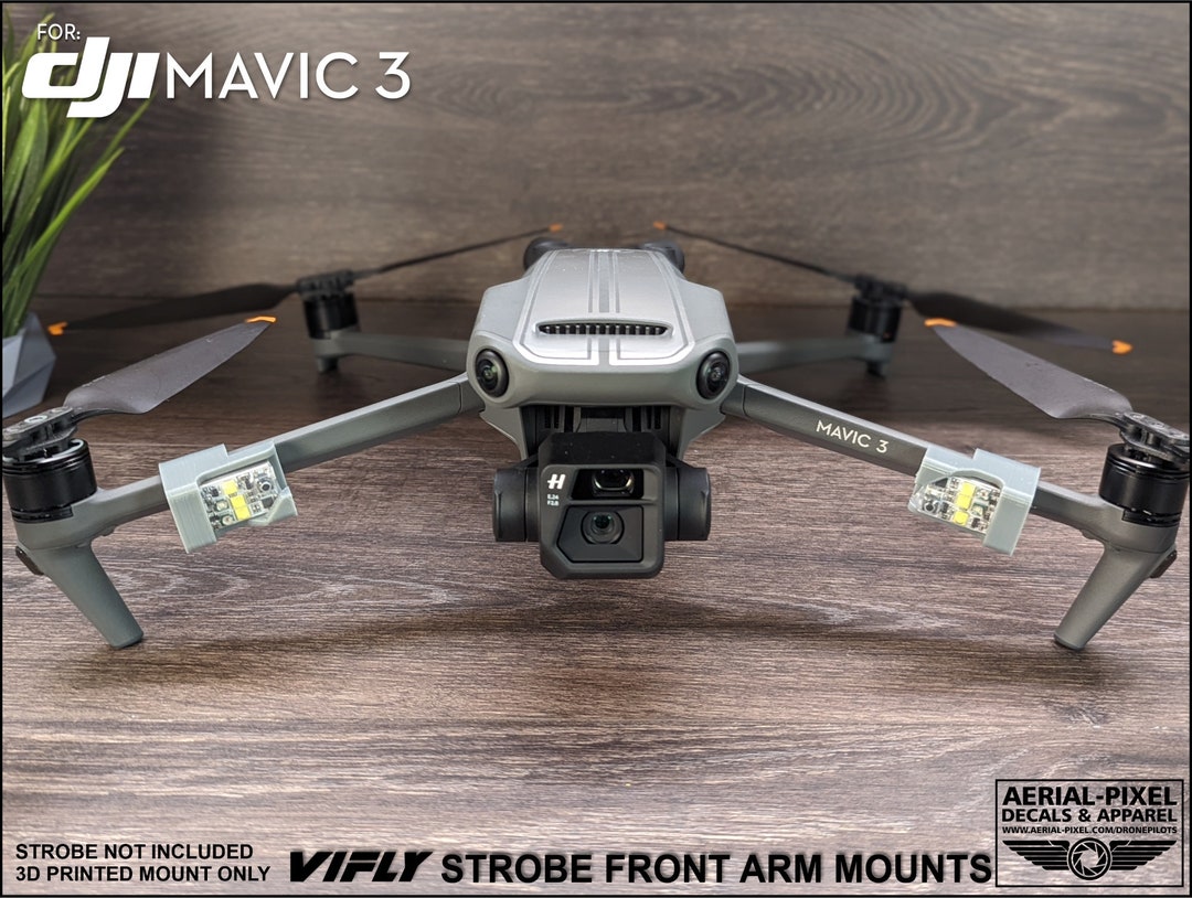 DJI Mavic 3 Strobe Light Mounts for VIFLY Strobe and Platinum Strobe (strobe Lights Not Included ...