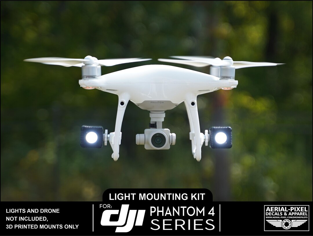 DJI Phantom 4 Series Light Mounting Kit for Light Painting for Lume ...