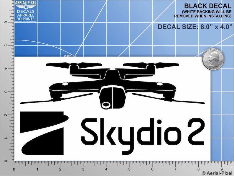 Skydio 2 Case & Vehicle Decal Sticker Quadcopter UAV Drone - Etsy