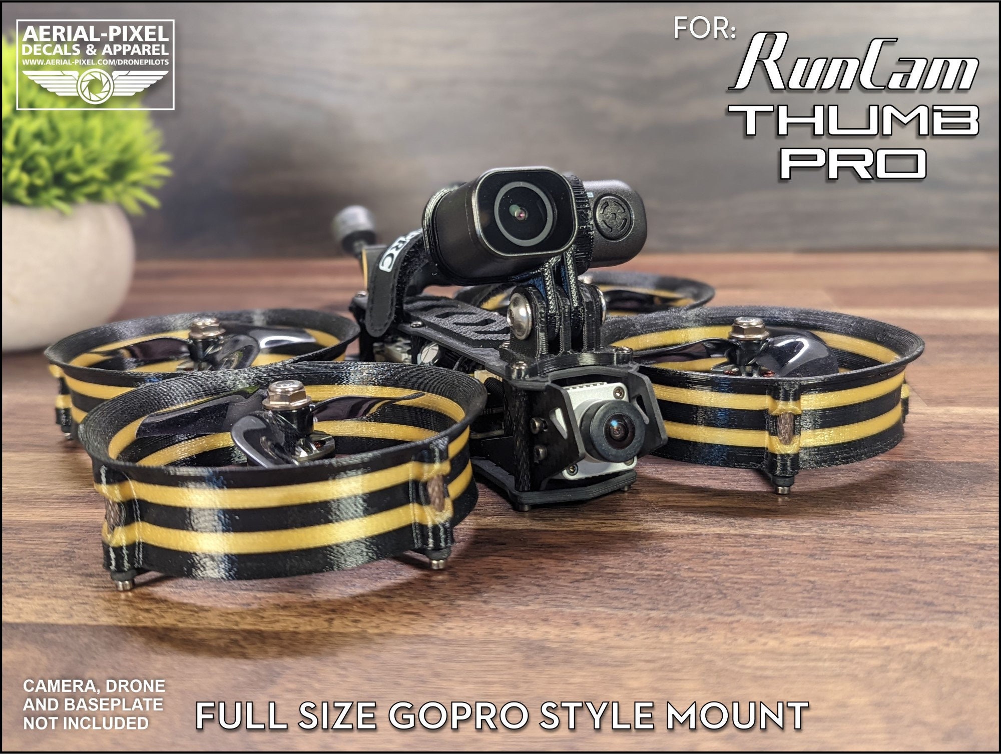 Runcam Thumb Pro Full Size Gopro Style Mount 3D Printed 9 - Etsy