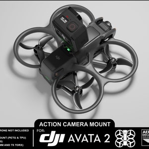 DJI Avata 2 Gopro Action Camera Mount 3D Printed PETG and TPU! - Etsy