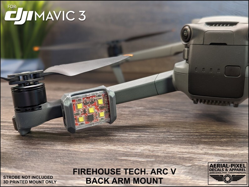 DJI Mavic 3 Strobe Light Mounts for Firehouse Technology Arc V - Etsy