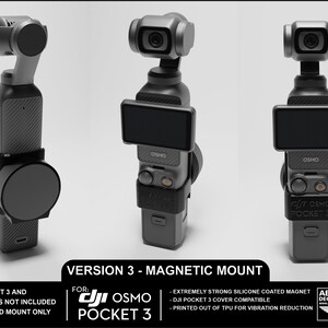 DJI OSMO Pocket 3 Magnetic and Gopro Style Mounts (other Accessories ...