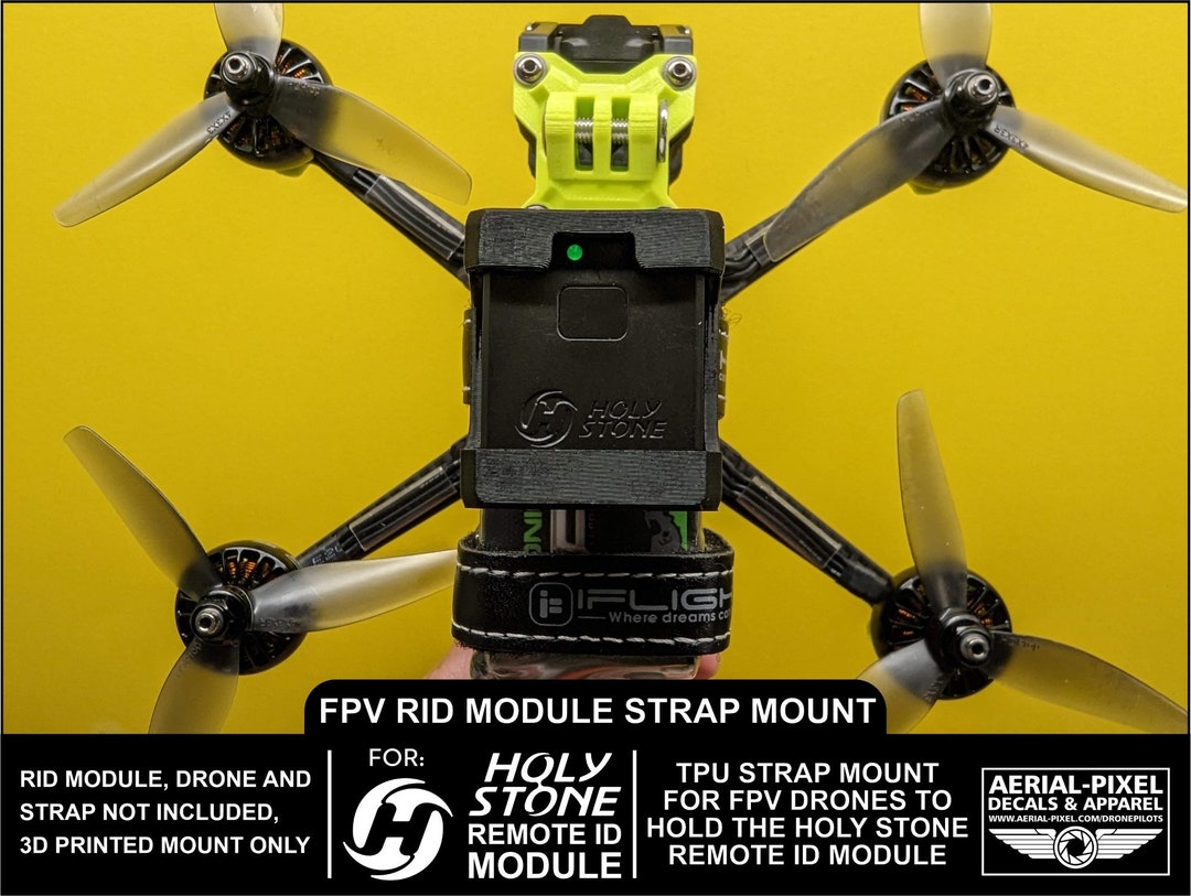 FPV Battery Strap Mount for Holy Stone Remote ID RID (module Not Included) - Etsy