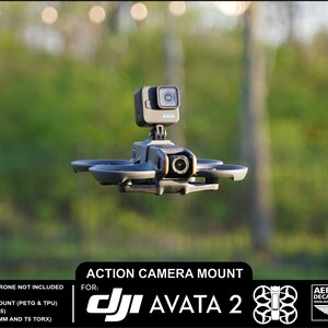 DJI Avata 2 Gopro Action Camera Mount 3D Printed PETG and TPU! - Etsy