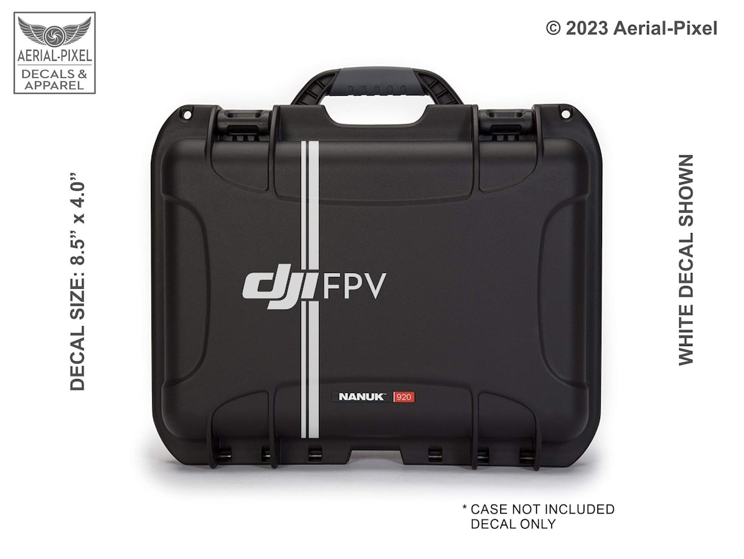DJI FPV Drone Case Decal Sticker for Nanuk 920, Pelican, Go ...