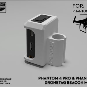 DJI Phantom 4 Series Dronetag Beacon Mount for Remote ID RID (dronetag ...