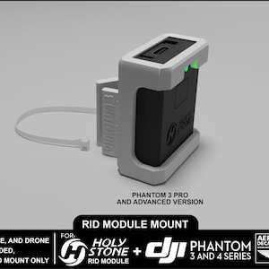 Phantom 4 or 3 Series Holy Stone Remote ID Module Mount (RID Module Not ...