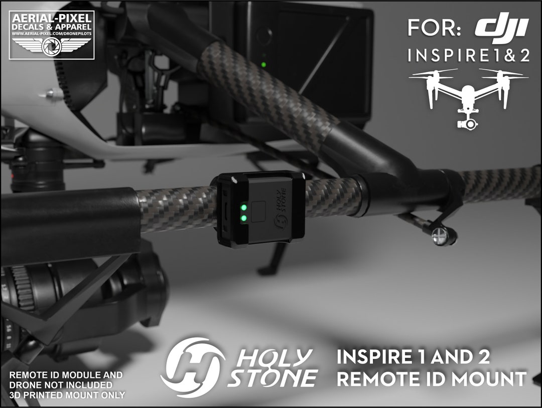 DJI Inspire 1 and 2 Holy Stone Remote ID Mount (RID Module Not Included) - Etsy