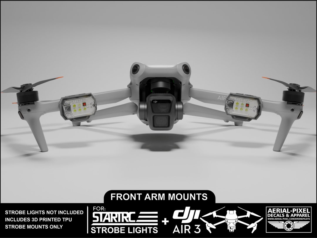DJI Air 3 Strobe Light Mounts for Startrc Strobes strobe Not Included - Etsy