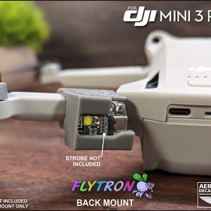 DJI Mini 3 Pro Strobe Light Mounts for Flytron Strobes (strobe Lights Not Included) - Etsy