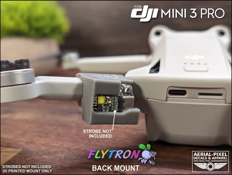 DJI Mini 3 Pro Strobe Light Mounts for Flytron Strobes strobe - Etsy