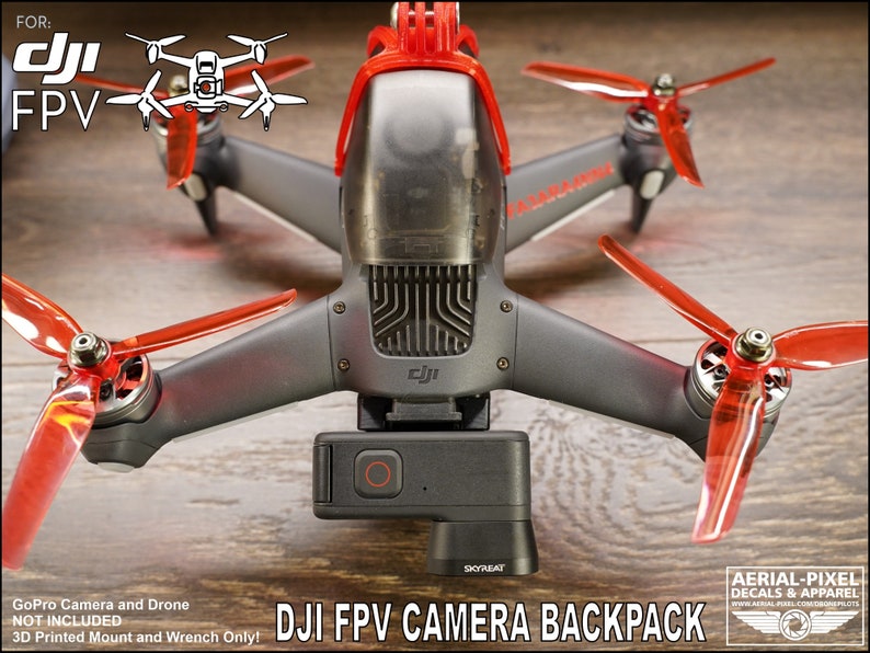 DJI FPV Camera Backpack Mount and Battery Protector - Etsy
