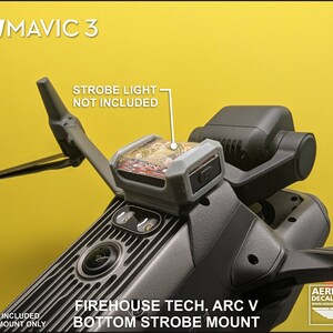 DJI Mavic 3 Series (standard, Pro and Classic) Firehouse Technology ARC V Bottom Strobe Light ...
