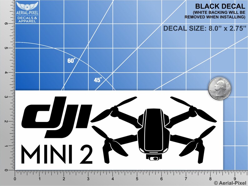 DJI Mavic Mini 2 Case & Vehicle Decal Drone Sticker - Etsy UK