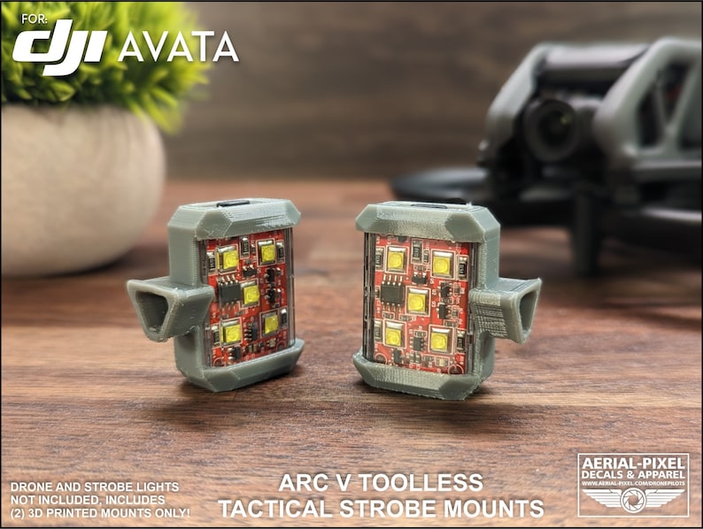 DJI AVATA Tactical Lighting Strobe Mounts for Firehouse - Etsy UK
