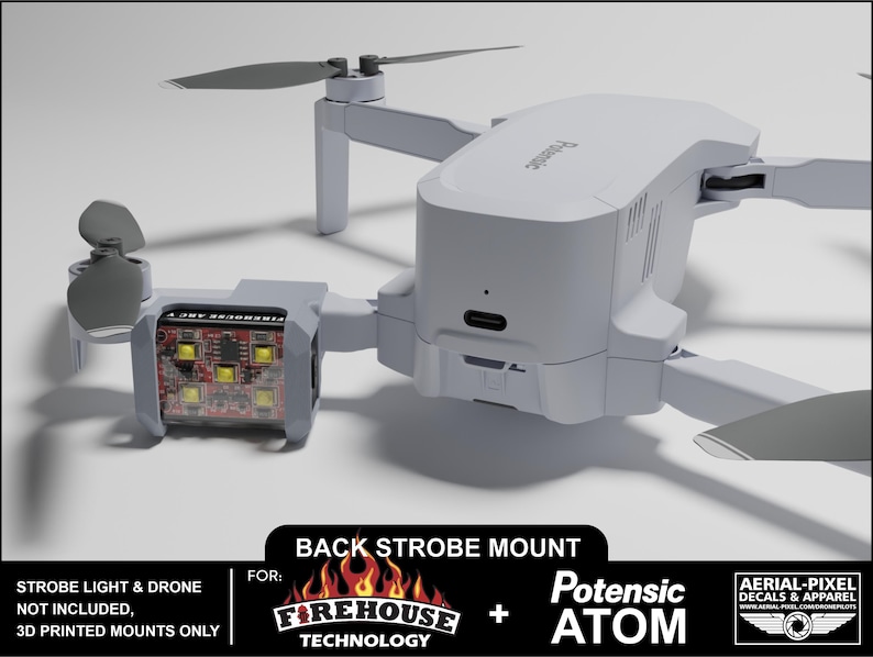 Potensic Atom Series Strobe Light Mounts for Firehouse Technology Arc V ...