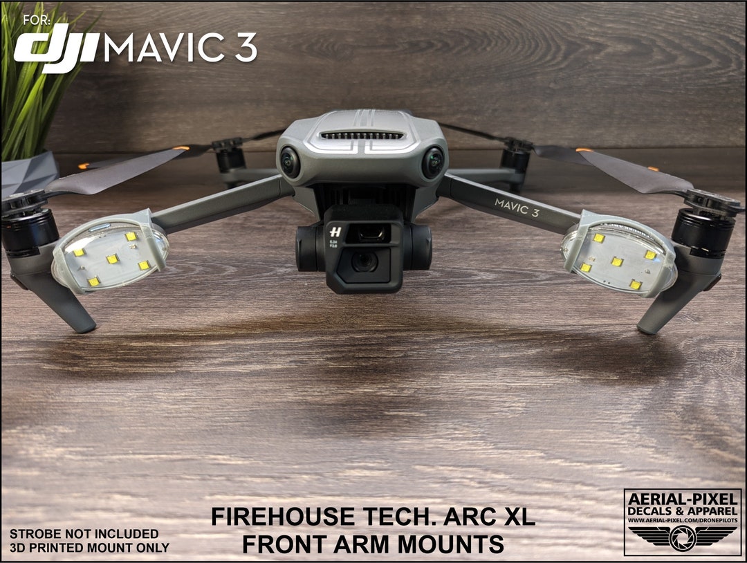 DJI Mavic 3 Strobe Light Mounts for Firehouse Technology Arc XL (strobe Not Included) - Etsy