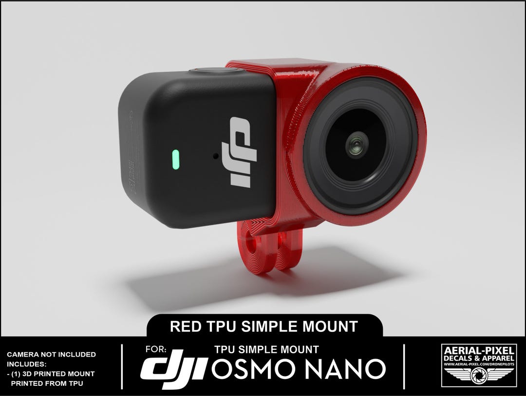 DJI Osmo Nano Simple Gopro Mount for FPV! Choose From 10 Colors! - Etsy ...