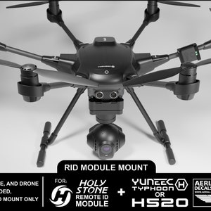 Yuneec Typhoon H or H520 Holy Stone Remote ID Module Mount (RID Module Not Included) - Etsy