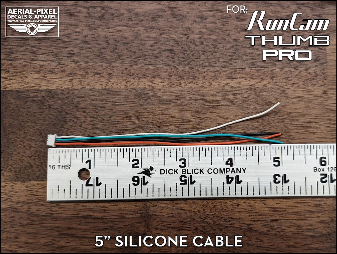 Runcam Thumb Pro Power Connector Cable 5" Long - Silicone Wire - Etsy