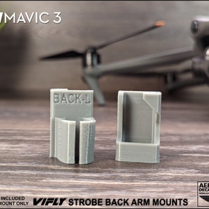 DJI Mavic 3 Strobe Light Mounts for VIFLY Strobe and Platinum Strobe (strobe Lights Not Included ...