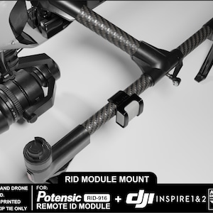 DJI Inspire 1 and 2 Potensic RID-916 Remote ID Module Mount (potensic Module Not Included) - Etsy