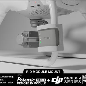 DJI Phantom 4 Series Potensic RID-916 Remote ID Module Mount (module ...