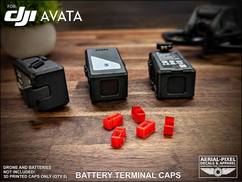 DJI Avata Battery Cover / Caps Flexible 3D Print Qty 5 - Etsy
