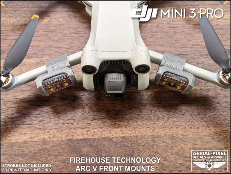 DJI Mini 3 Pro Strobe Light Mounts for Firehouse Technology - Etsy