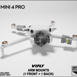 DJI Mini 4 Pro Strobe Light Mounts for VIFLY Strobe and VIFLY Platinum (strobe Lights Not ...