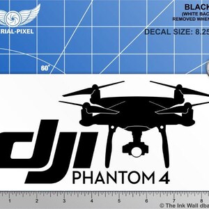 DJI Phantom 4 Case & Vehicle Decal Sticker Quadcopter UAV Drone - Etsy