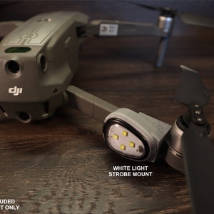 DJI Mavic 2 Pro / Zoom LED Strobe Light Mount for the Lume Cube Anti-collision Light - Etsy