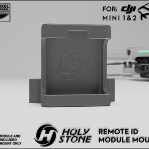 DJI Mavic Mini and Mini 2 Series Holy Stone Remote ID Mount (module Not Included) - Etsy