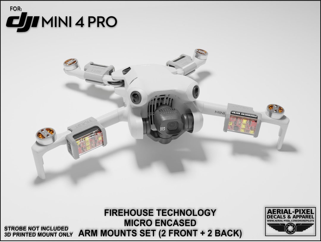 DJI Mini 4 Pro Strobe Light Mounts for Firehouse Technology Micro or ...