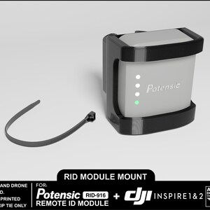 DJI Inspire 1 and 2 Potensic RID-916 Remote ID Module Mount (potensic Module Not Included) - Etsy