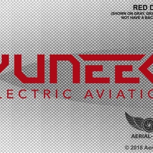Yuneec Electric Aviation Logo Window or Case Decal Sticker for Typhoon ...