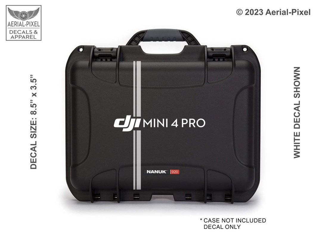 DJI Mini 4 Pro Case Decal Sticker for Nanuk, Pelican, Go Professional ...