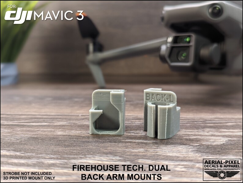 DJI Mavic 3 Strobe Light Mounts for Firehouse Technology Dual | Etsy