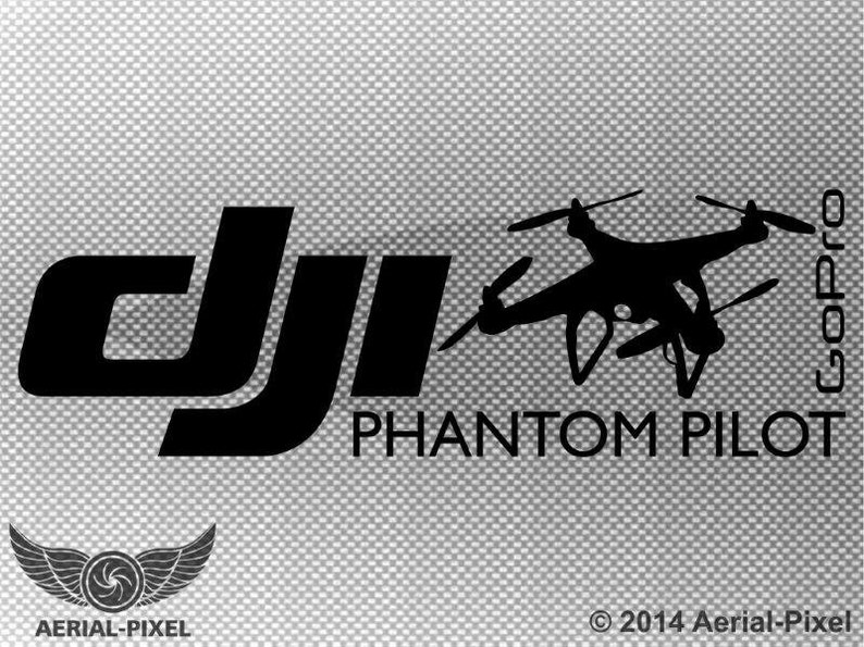 DJI Phantom Pilot Case & Vehicle Decal Sticker Quadcopter FC40 - Etsy