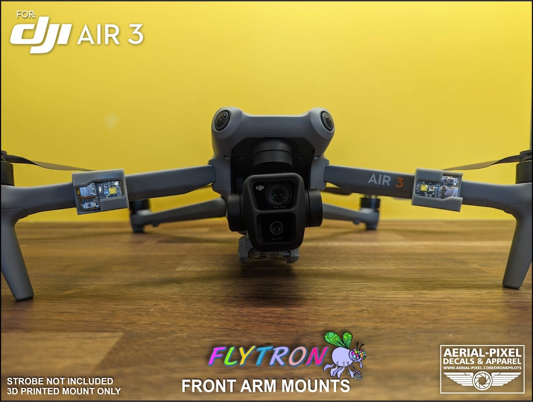 DJI Air 3 Strobe Light Mounts for Flytron Strobes C1 C2 - Etsy
