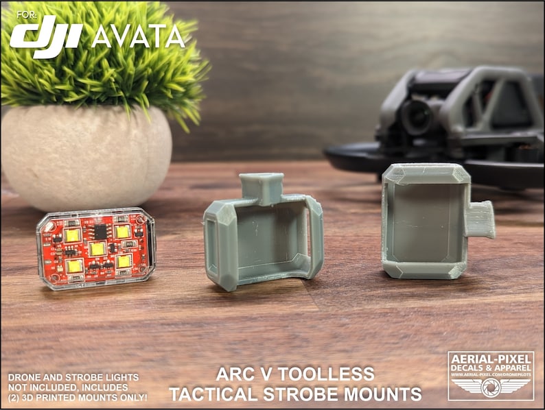 DJI AVATA Tactical Lighting Strobe Mounts for Firehouse - Etsy
