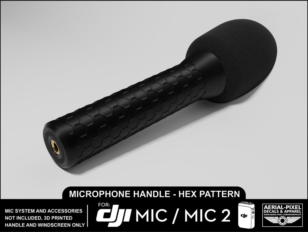 DJI Mic or Mic 2 Traditional Microphone Grip Interview Handle - Etsy