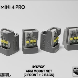DJI Mini 4 Pro Strobe Light Mounts for VIFLY Strobe and VIFLY Platinum (strobe Lights Not ...