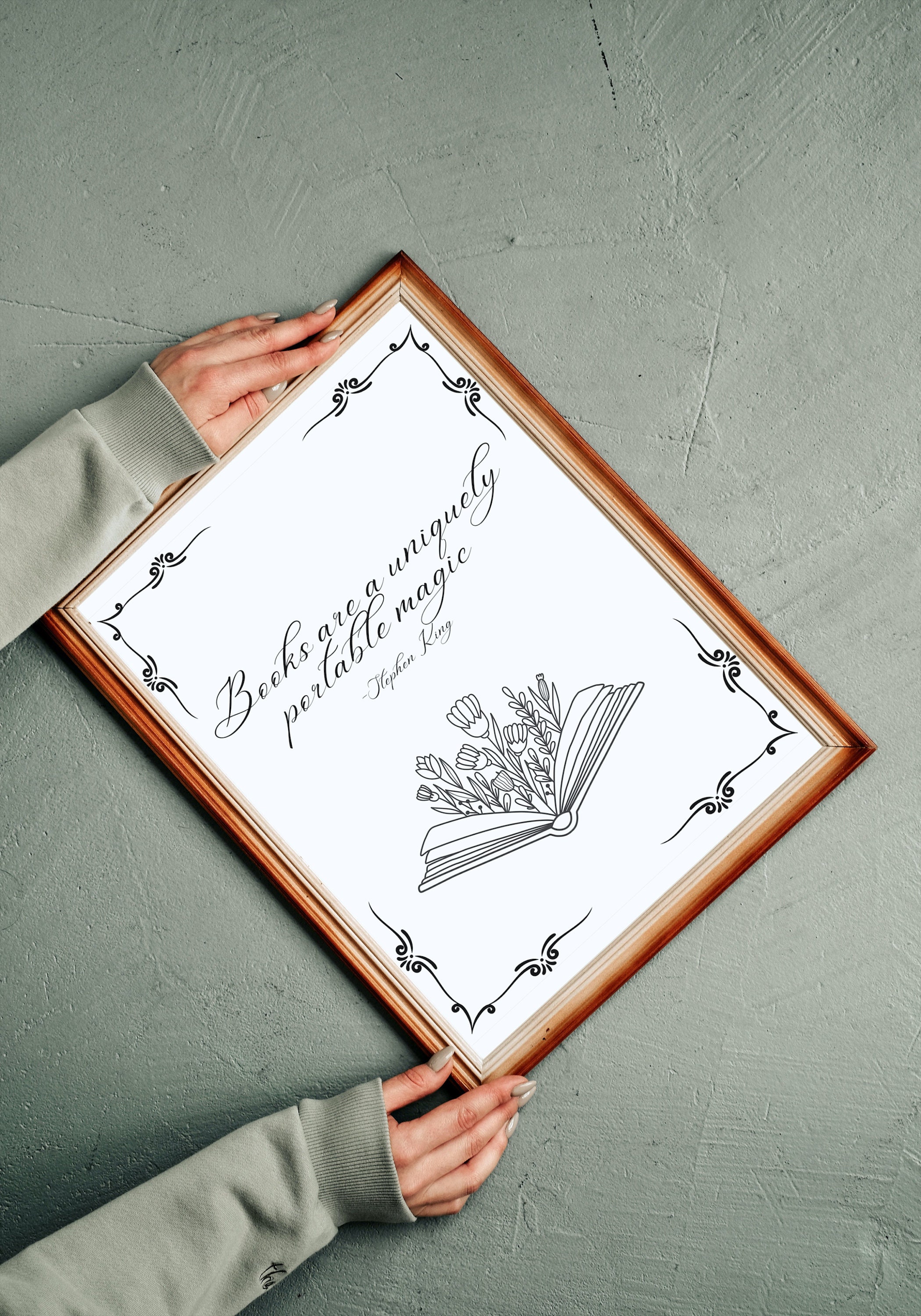 Stephen King Poster, Book Quote Poster, Quote Poster, Printable, - Etsy