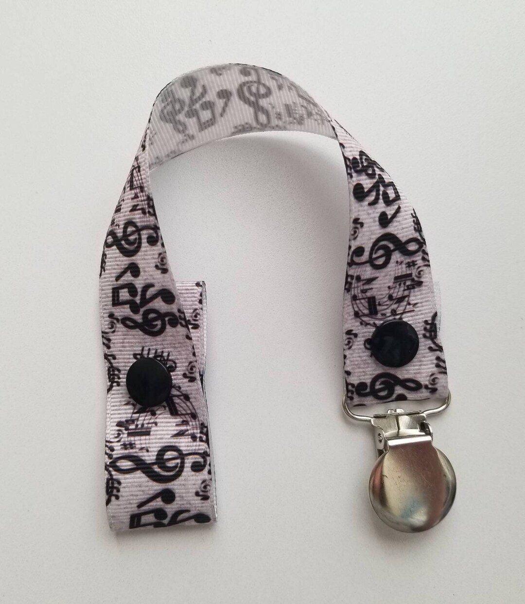 Music Notes Pacifier Clip - Etsy